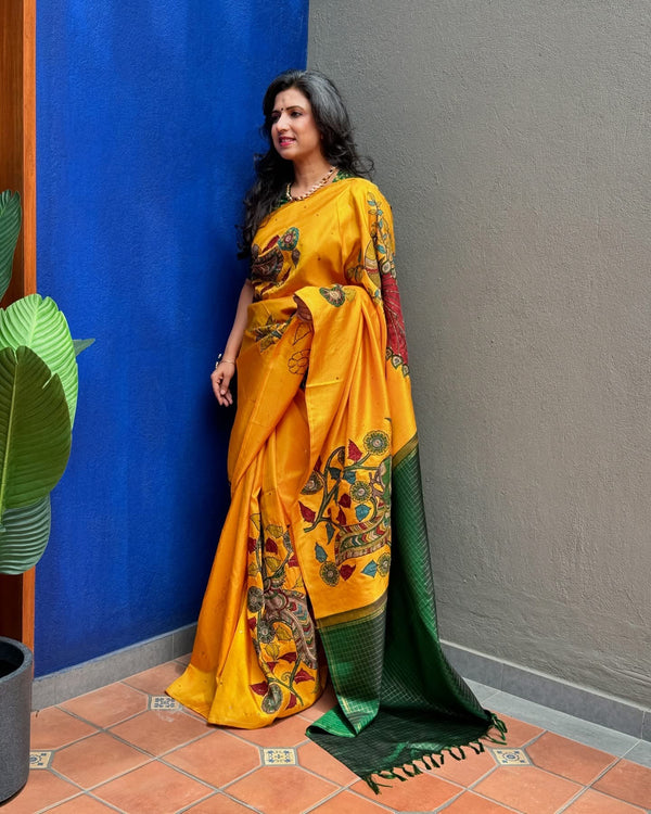 EE-V01145 Green Kanchi Saree – sakhifashions