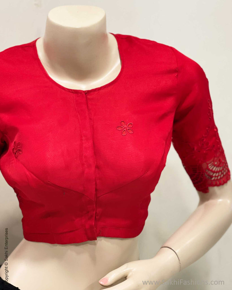 White Cutwork designer Blouse | Sakhi Fashions – sakhifashions