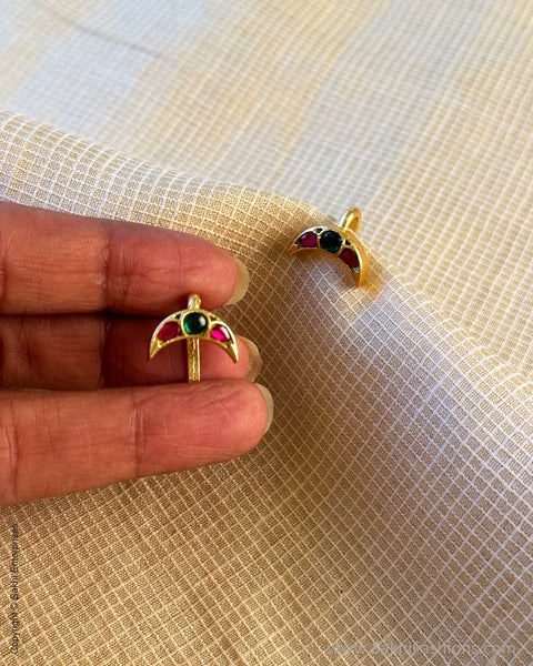 Red Green gold Bugudi Earring | Sakhi Fashions – sakhifashions