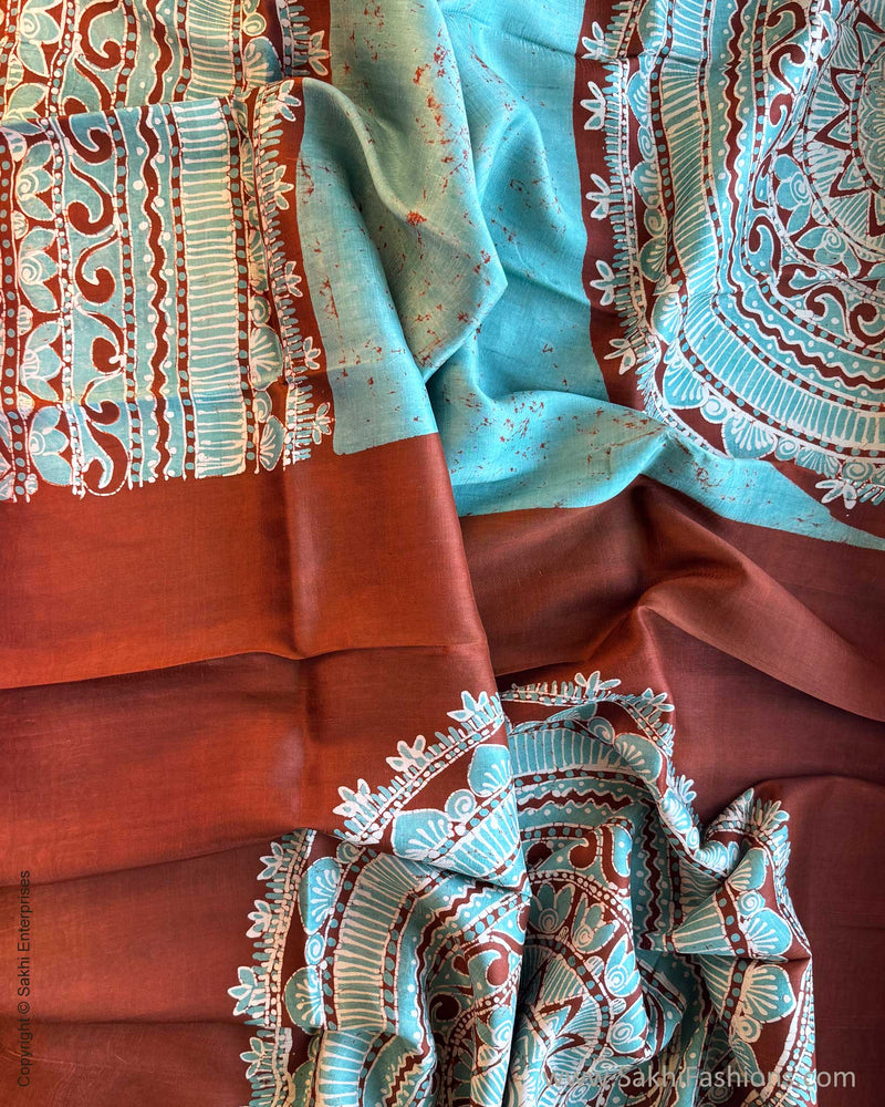 EE-W13425 Designer Batik Sari – sakhifashions