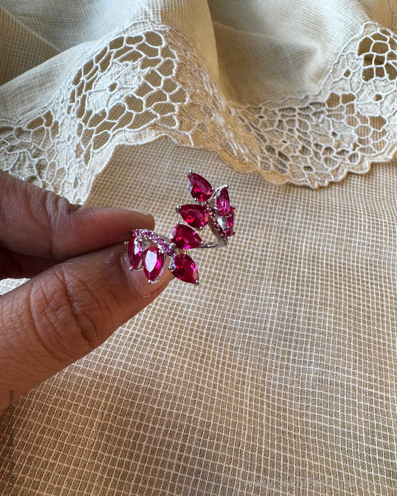 AJ-Y13233 Diamante Finger ring – sakhifashions