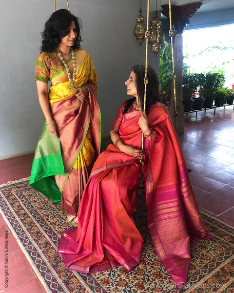 EE-S26078 Pink Classic Kanchi – sakhifashions