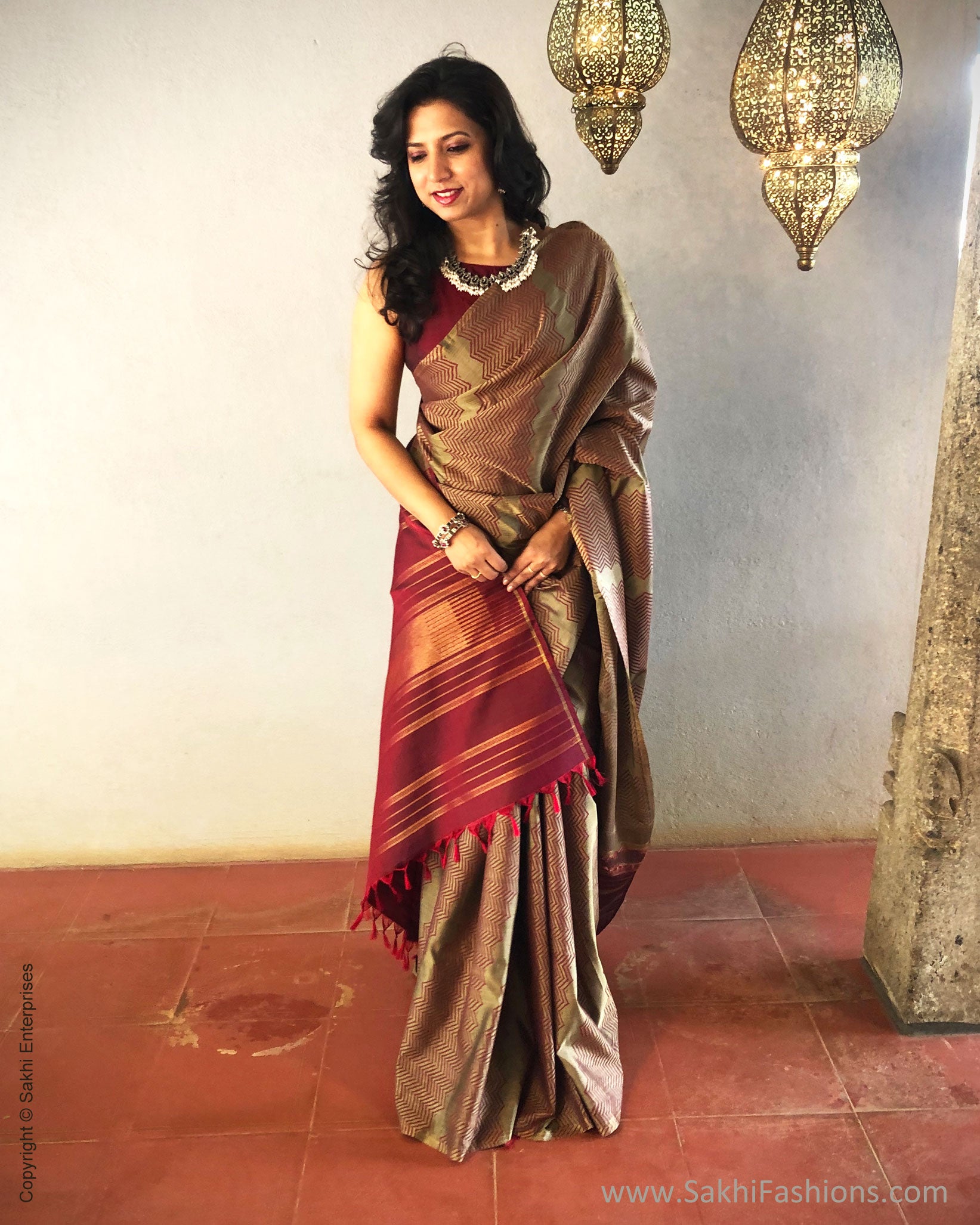 EE-S25146 Printed Kanchi – sakhifashions