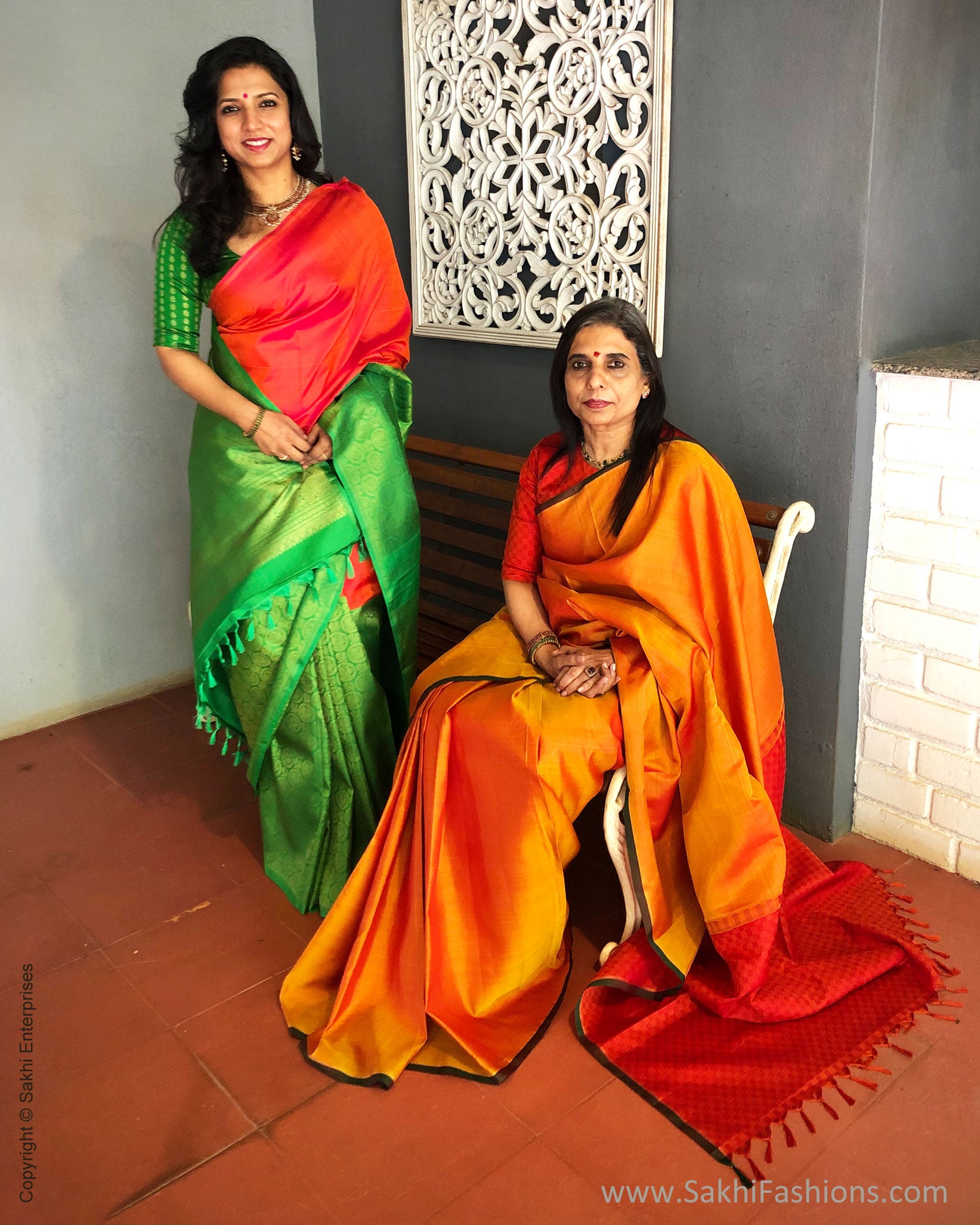 EE-S25216 Orange Payadi Kanchi – sakhifashions