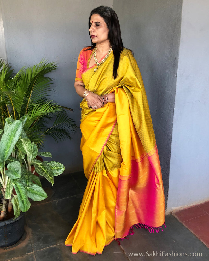 EE-S24959 Yellow Payadi Kanchi – sakhifashions
