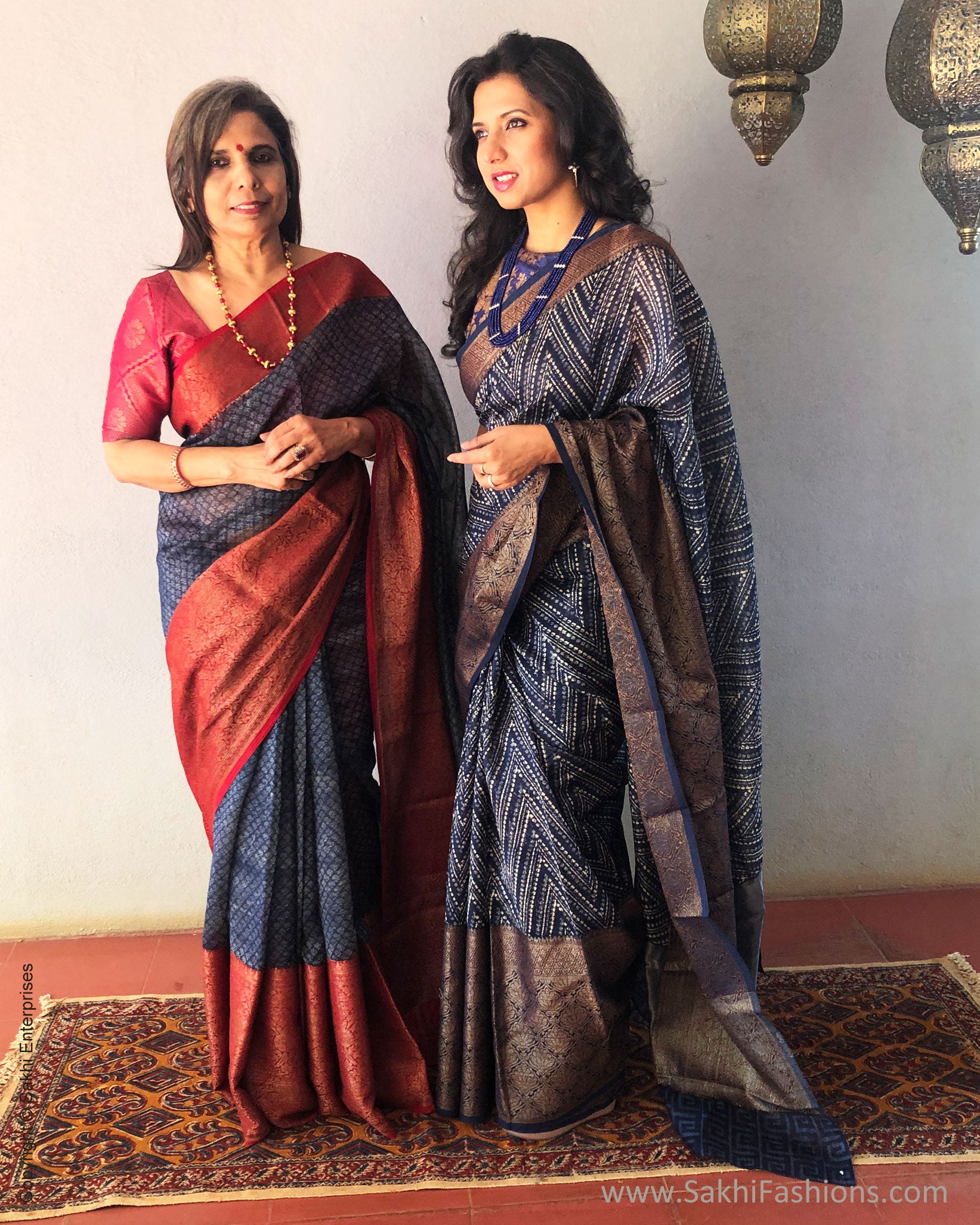 EE-S31774 Blue Banarsi – sakhifashions