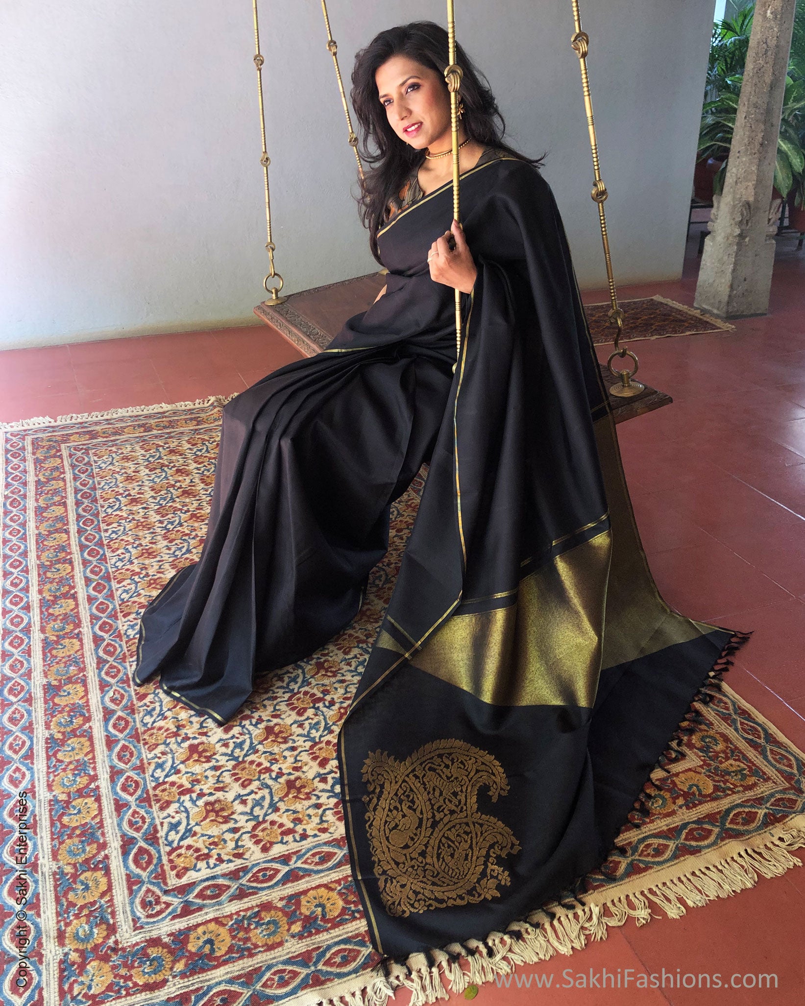 EE-S35405 Black Kanchi – sakhifashions