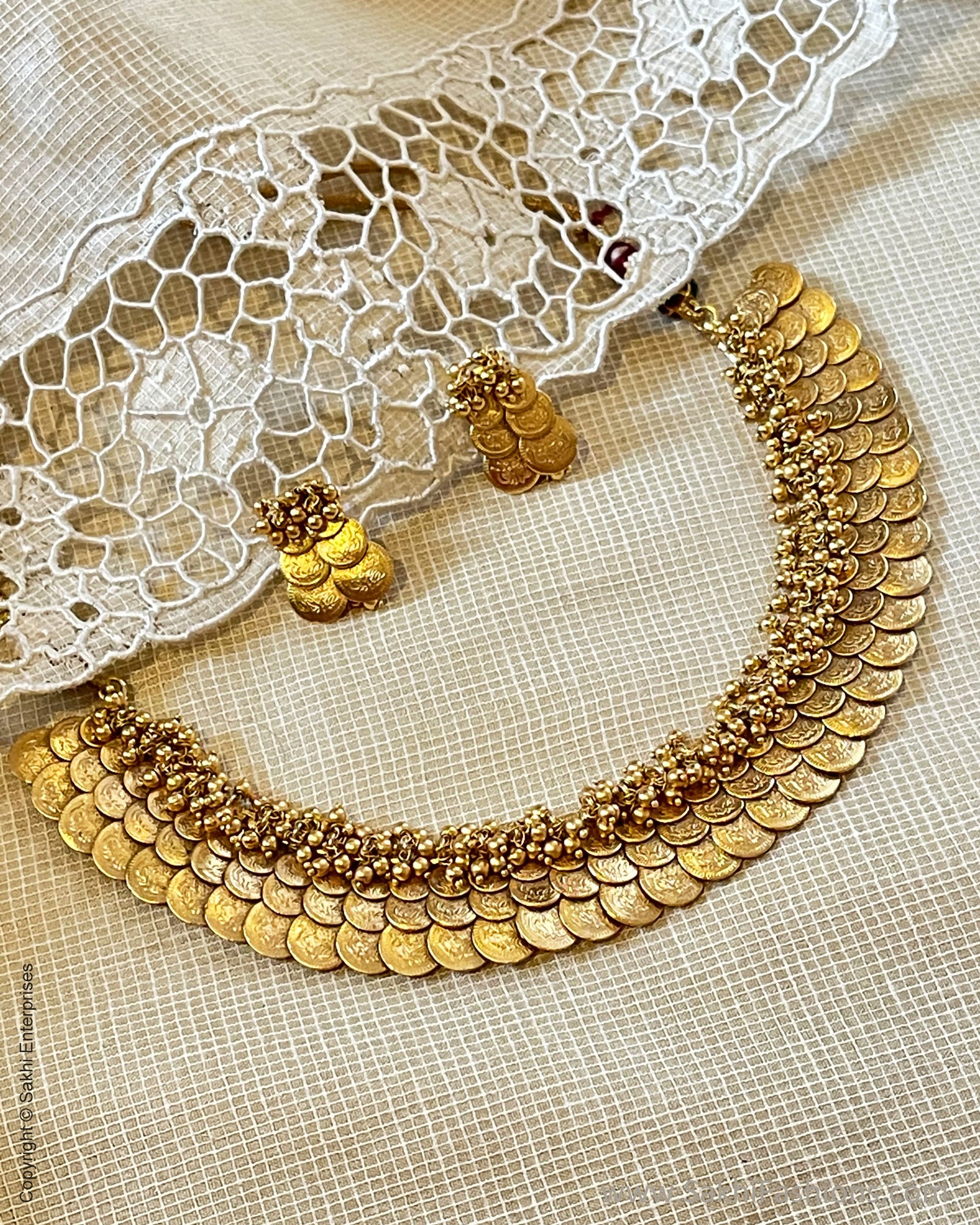 Gold Mix Metal Earring Sakhi Fashions sakhifashions