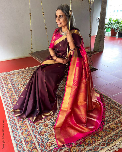 EE-S44178 Brown Pink Kanchi – sakhifashions