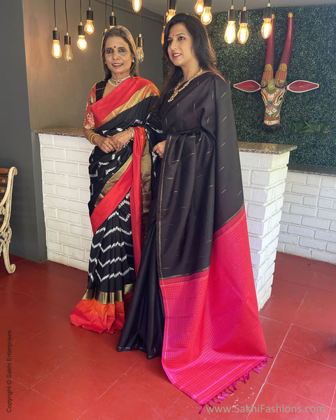 EE-V00482 Black Raindrop Kanchi – sakhifashions