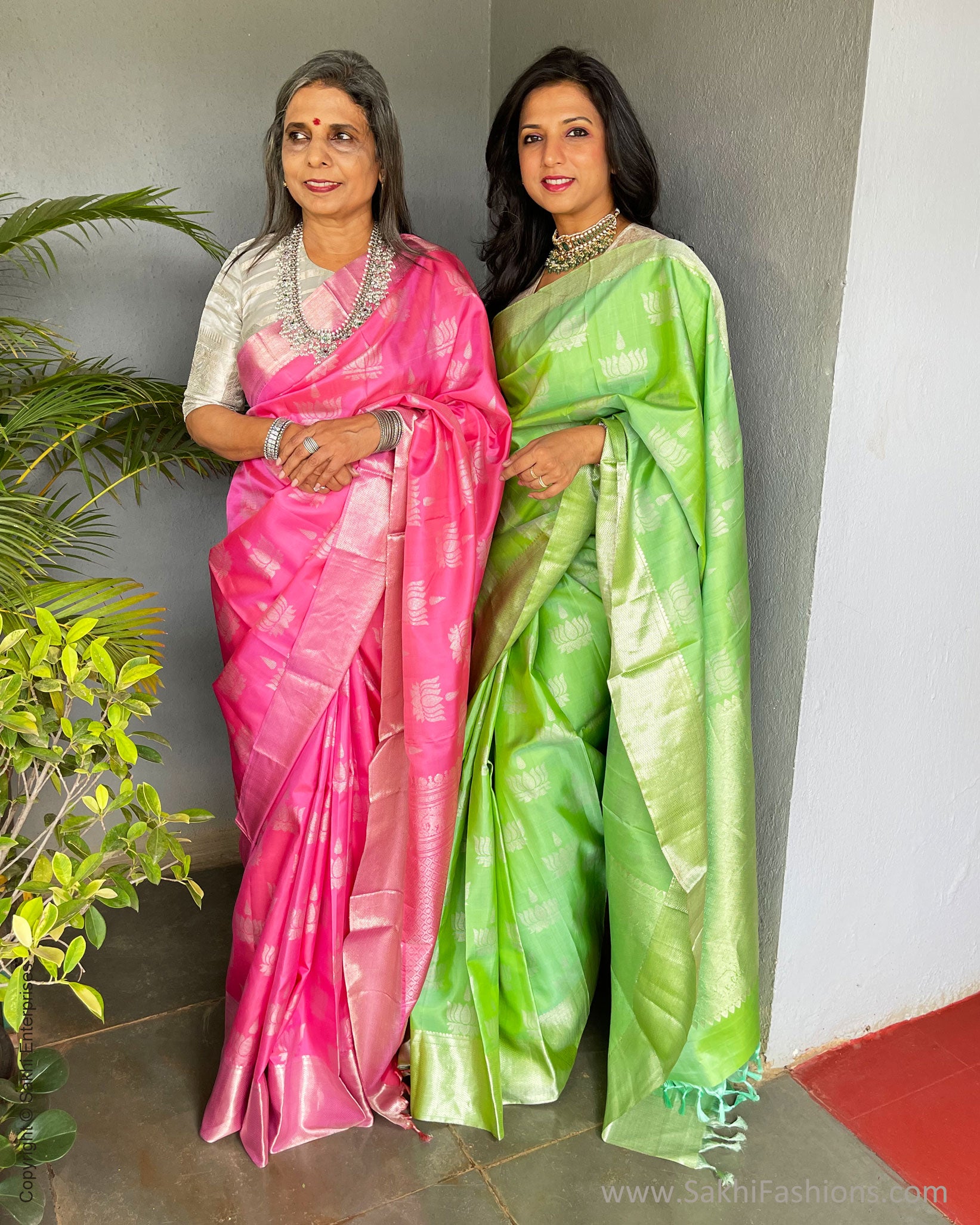 Pink Lotus Silk Saree | Sakhi Fashions – sakhifashions