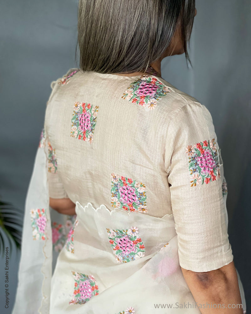 BL-F22710R Tussar BlouseR – sakhifashions