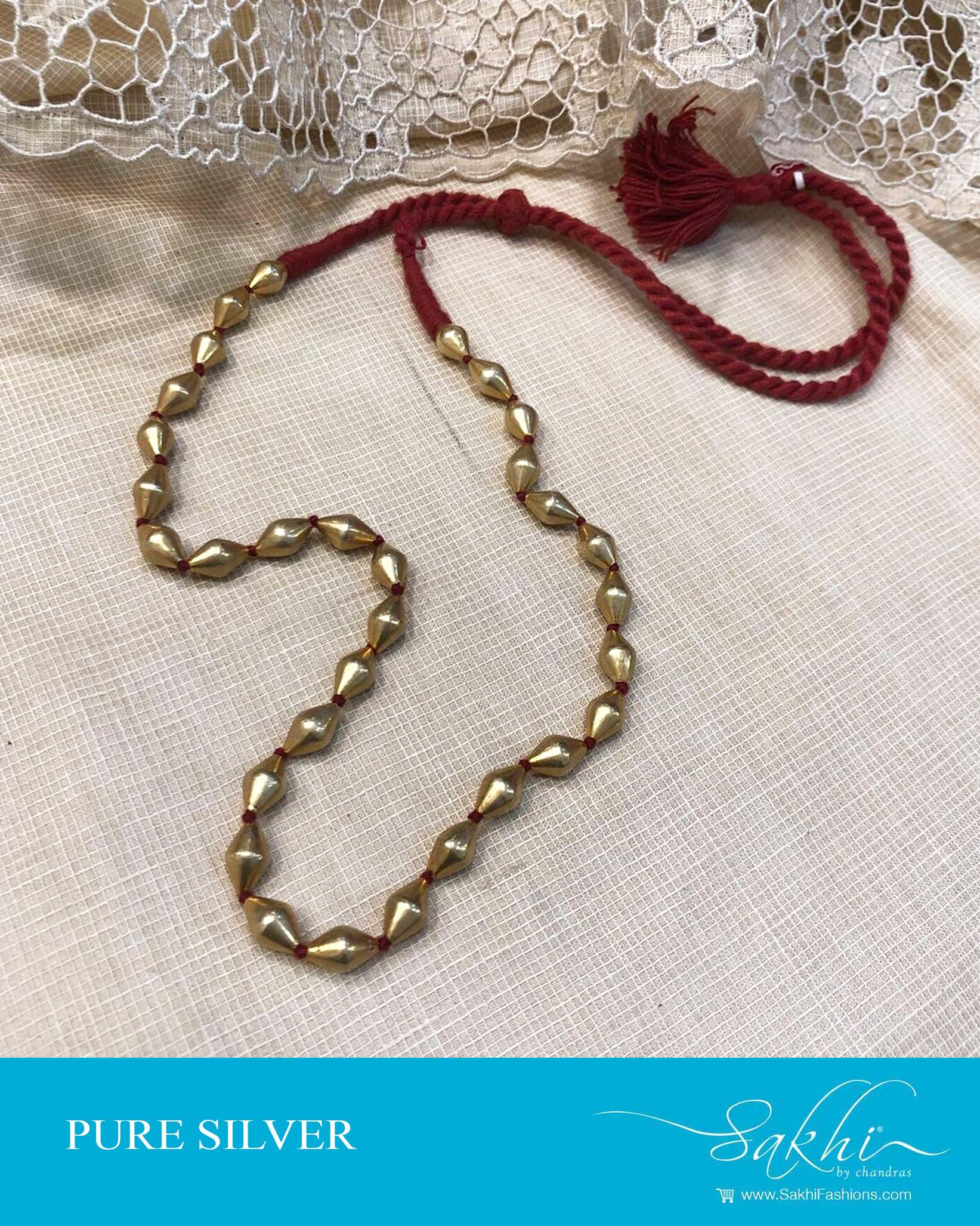 Gold & Pure Silver Mala | Sakhi Fashions – sakhifashions