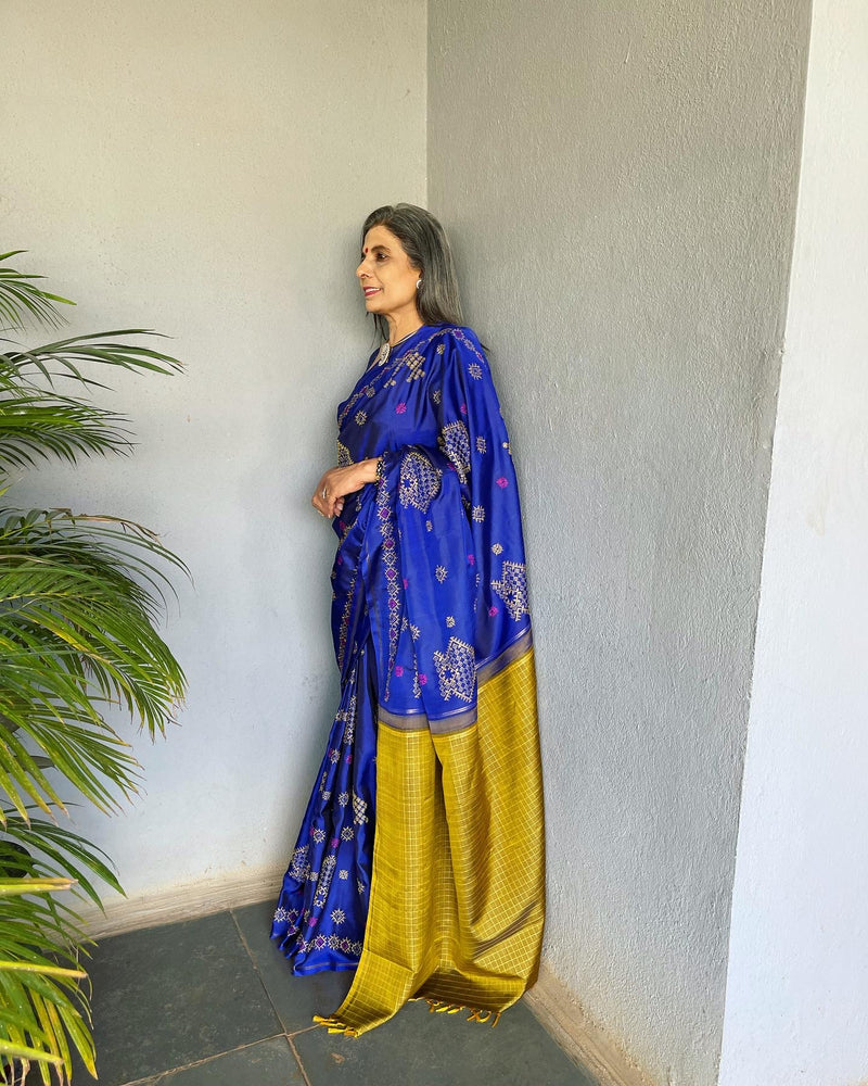 Green Kanchi Kasuti designer Saree | Sakhi Fashions – sakhifashions